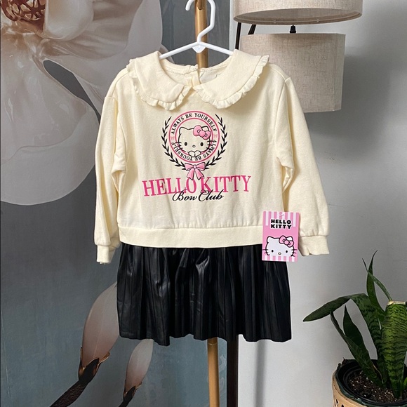 Hello Kitty | Matching Sets | Hello Kitty Cream And Black Kids Matching ...